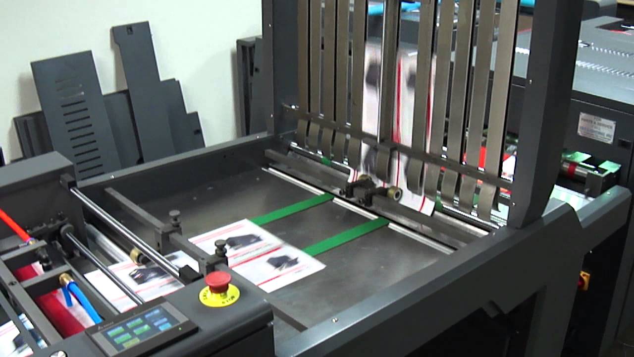 Tec Lighting UV coater with Sheet flipper for duplex coating - YouTube