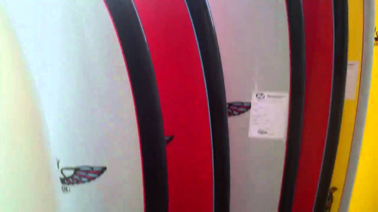 Hansen's Surf Shop Surfboard Showroom - Over 500 Surfboards - YouTube