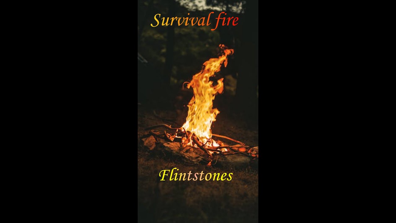 Flintstones primitive fire making - YouTube
