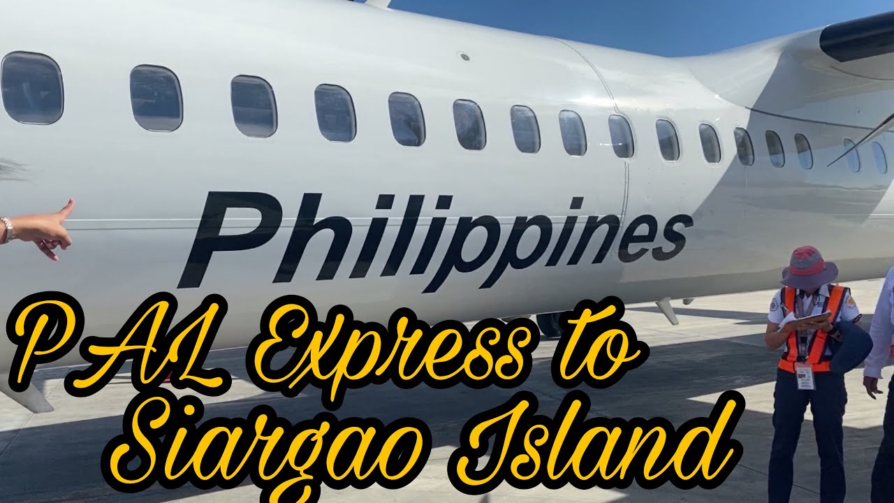 PAL Express to Siargao Island ( Philippine Airlines ) - YouTube