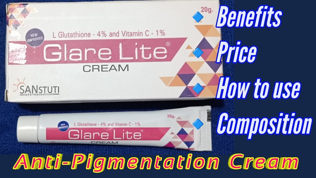 L-Glutathione & Vitamin C Cream | Relief from Pigmention, Dark spots ...