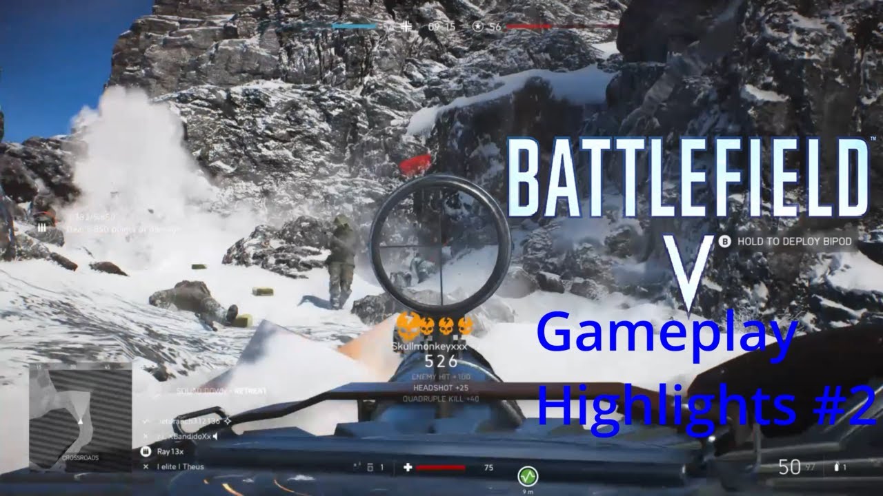 Battlefield V Xbox One Gameplay Highlights #2 - YouTube
