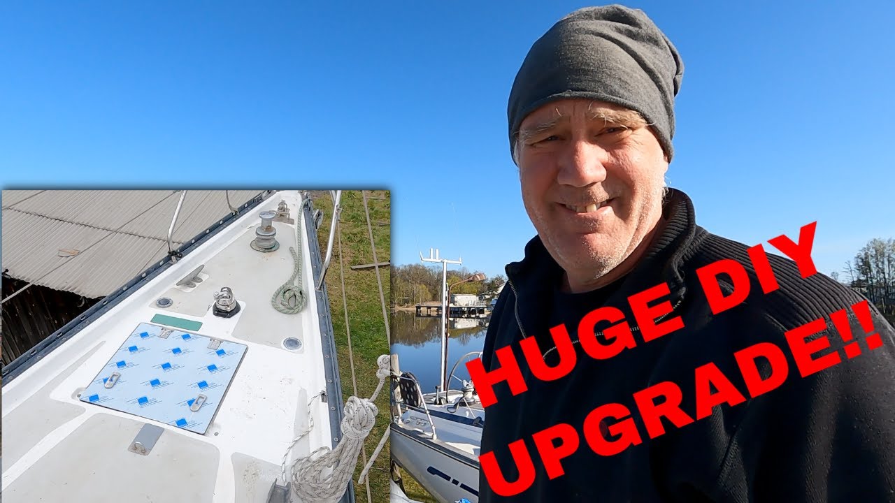 Huge DIY upgrade for our sailboat!! - YouTube