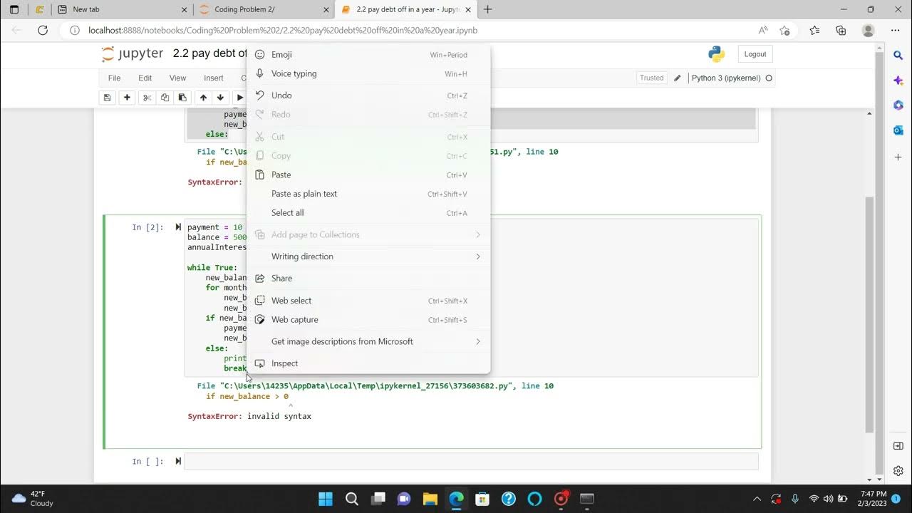 Sanders Coding Problem 2 2 - YouTube