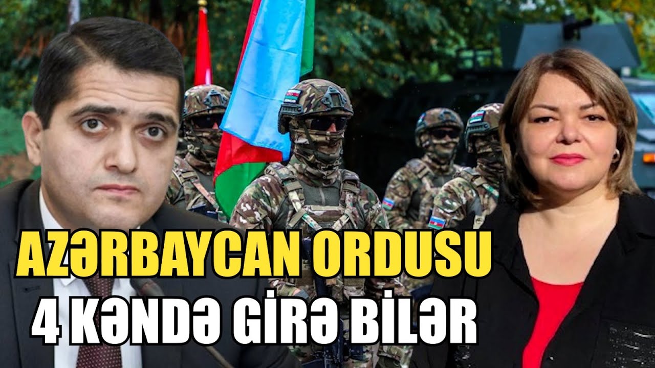 Azərbaycan ordusu 4 kəndə girə bilər - Elxan Şahinoğlu ilə Qırmızı Masa ...