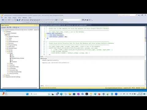 Managing Permission to a user through SQL Server Authentication ...