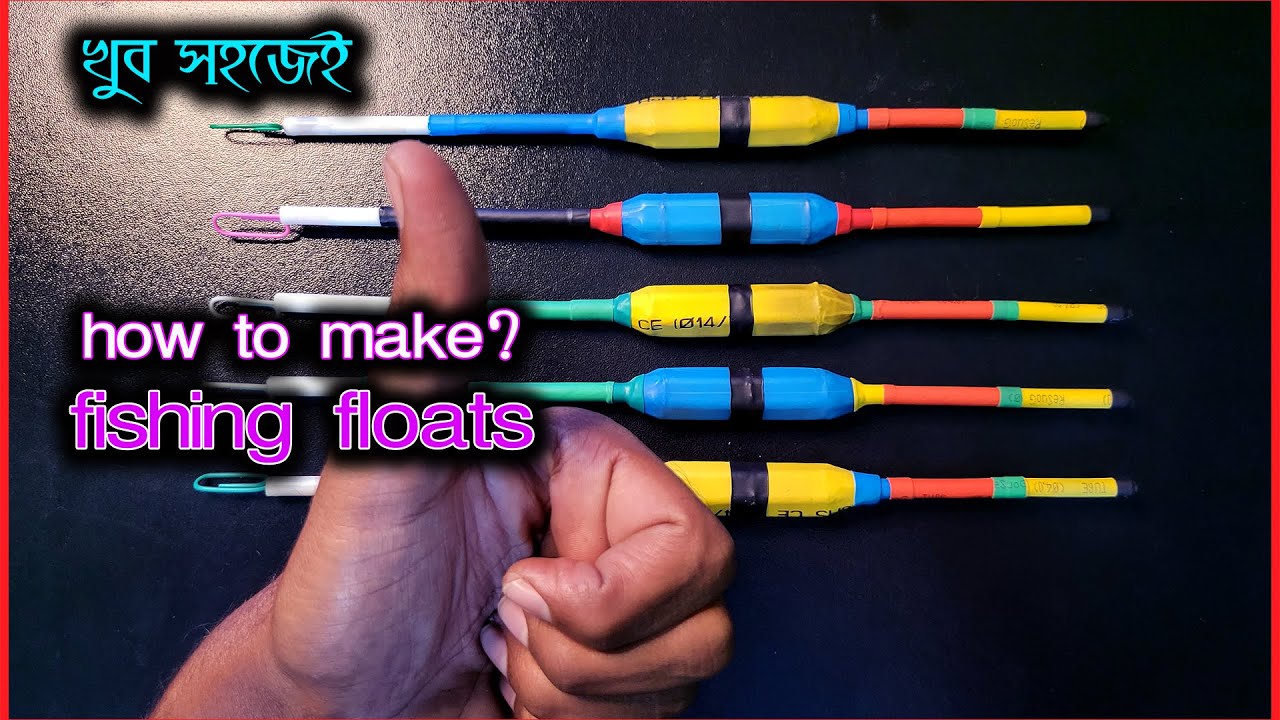 how to make fishing floats || very easy fishing float || upgraded ...