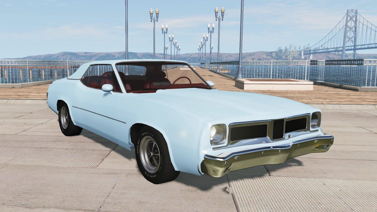 BeamNG.drive - Mercury Cougar 1973 - Car Show Test Drive Crash . 4K ...