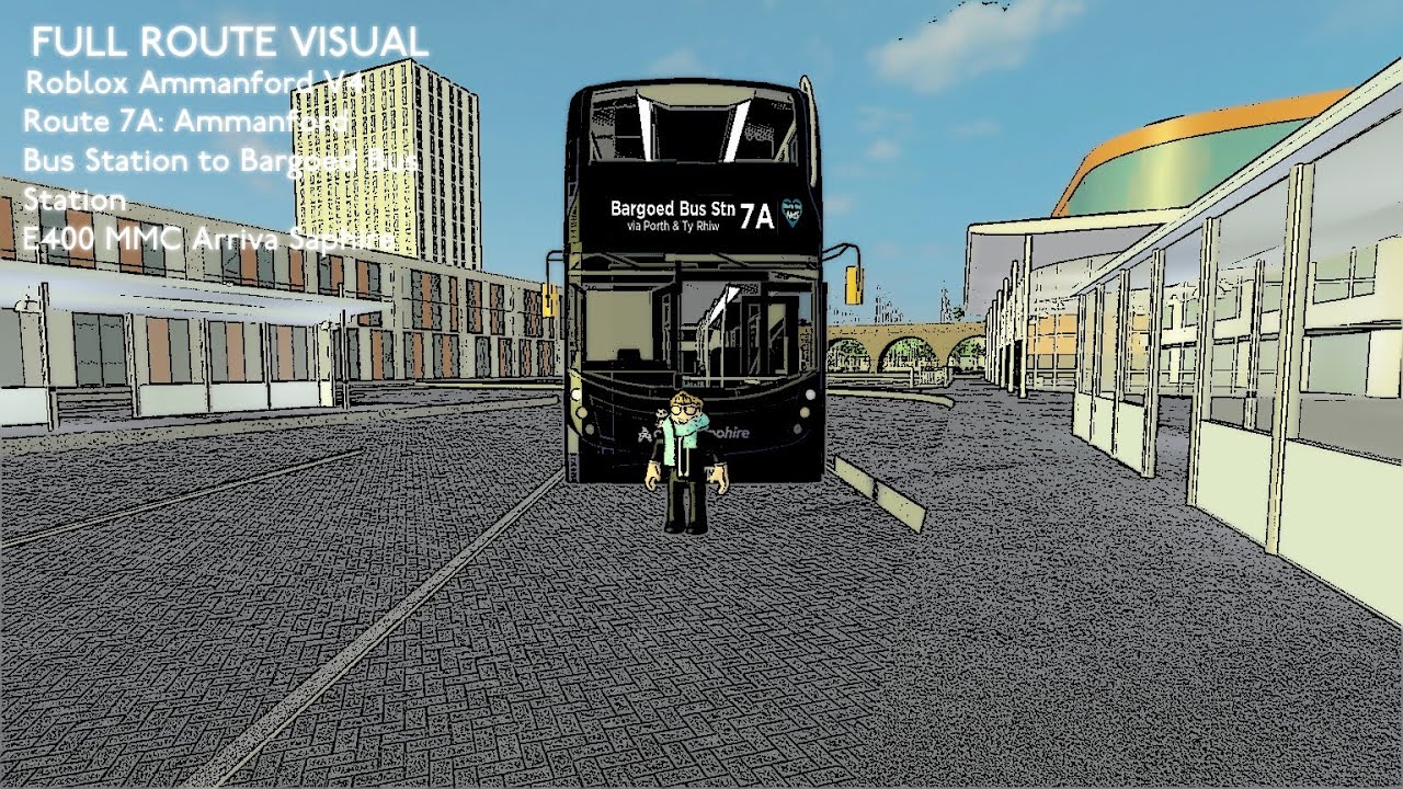FULL ROUTE VISUAL | Roblox Ammanford V4 | Route 7A | Ammanford Bus ...