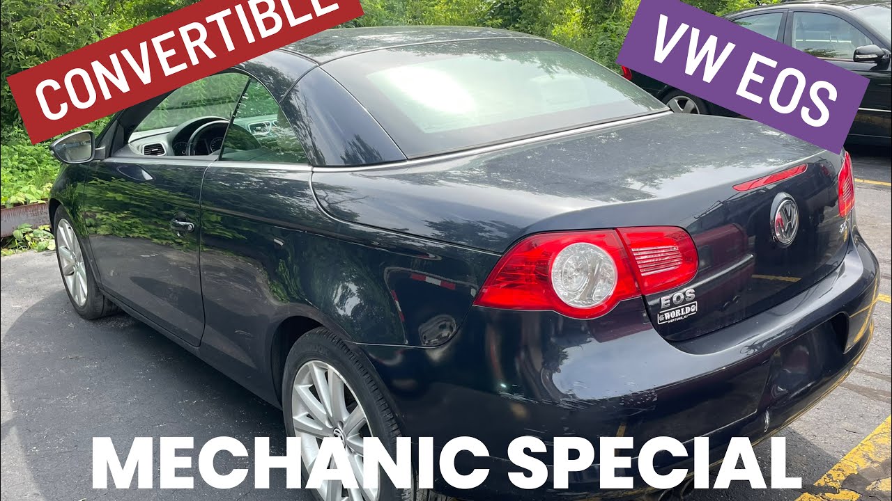 2010 VW EOS Hardtop Convertible Mechanic Special Needs Motor For Sale ...