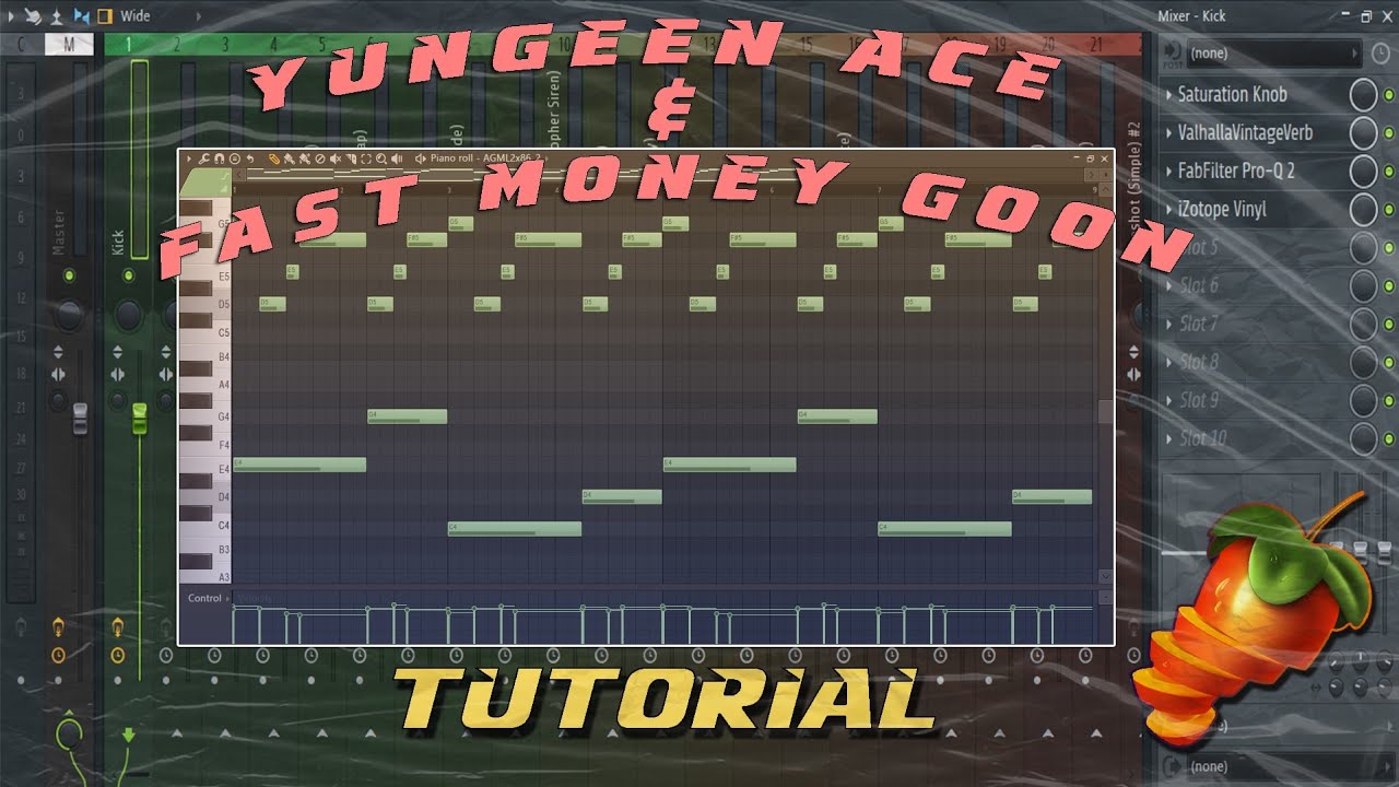 HOW TO MAKE PAIN BEAT FOR YUNGEEN ACE AND FAST MONEY GOON FL STUDIO ...