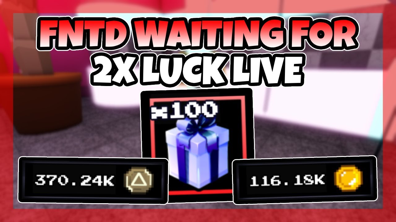 2X Luck LIVE with VIEWERS in Five Nights TD (FNTD) - YouTube
