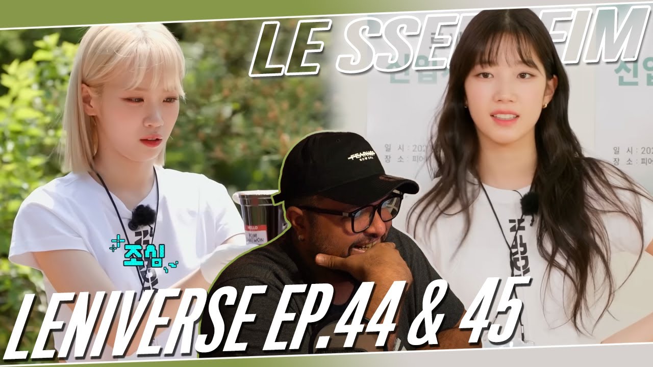 LE SSERAFIM 'LENIVERSE EP.44 & 45' REACTION | That Confident Kazuha ...