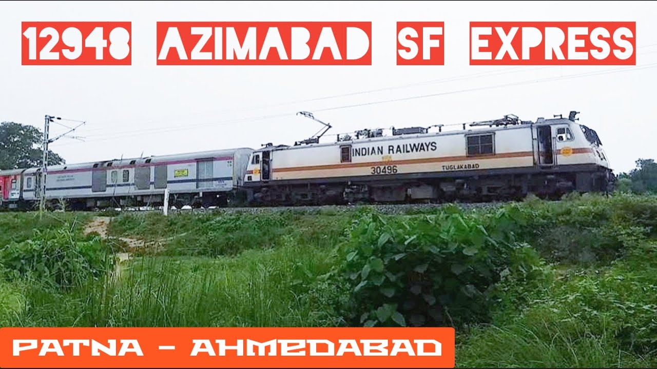 12948 Azimabad SF Express Ready To Depart From Patna Junction - YouTube