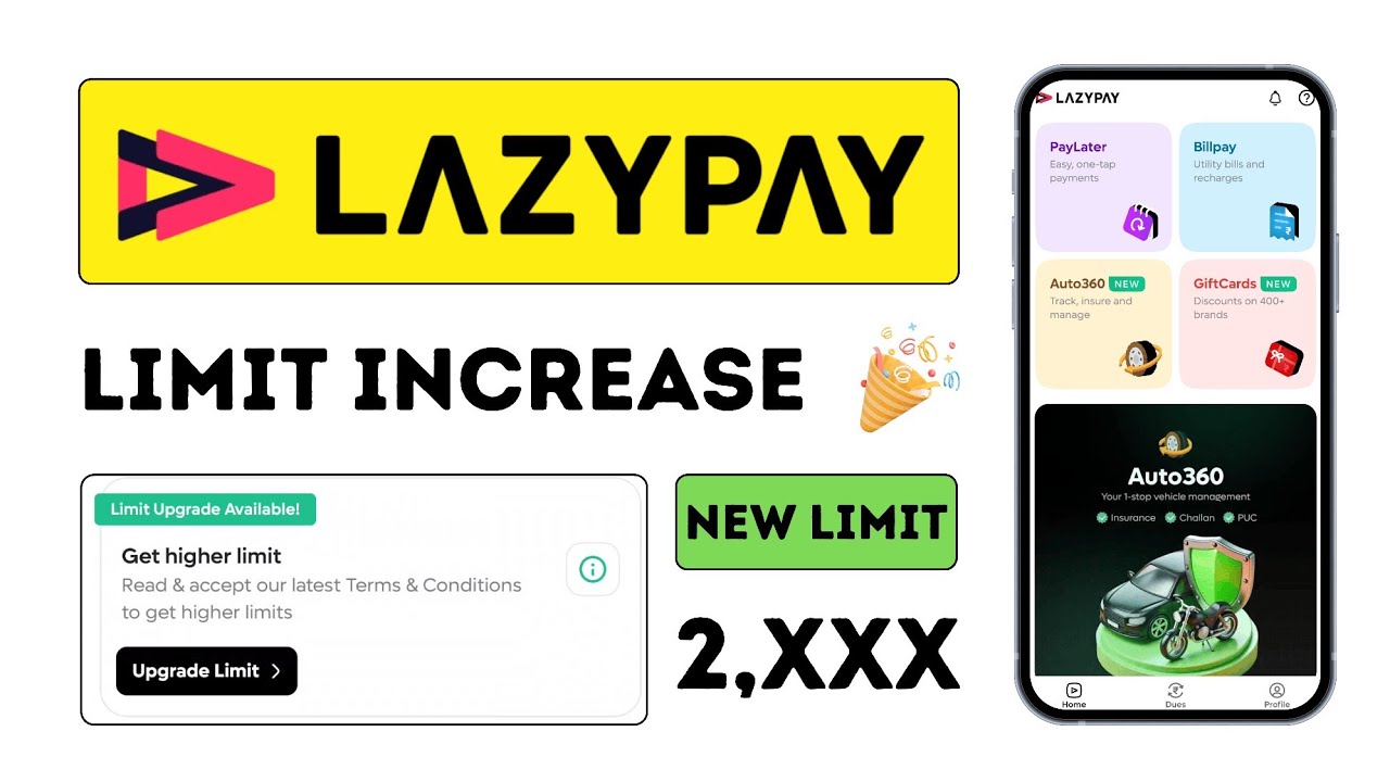 How To Increase LazyPay Credit Limit | My Personal Experience Explained ...