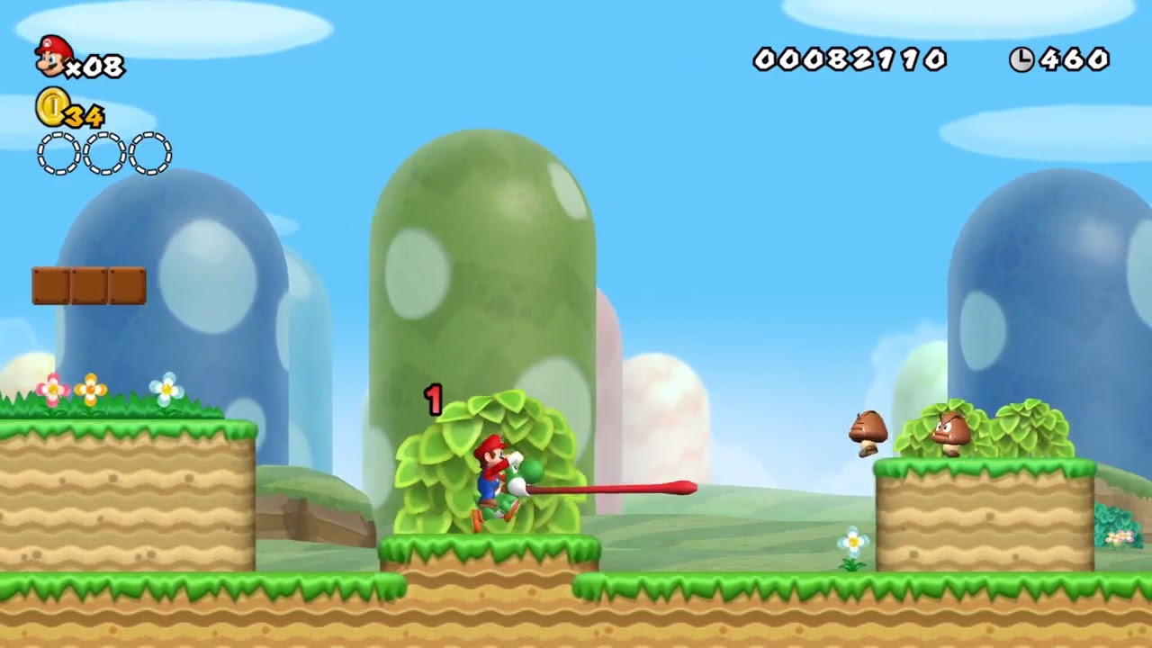 Yoshi Eats A Berry! | New Super Mario Bros. Wii - YouTube