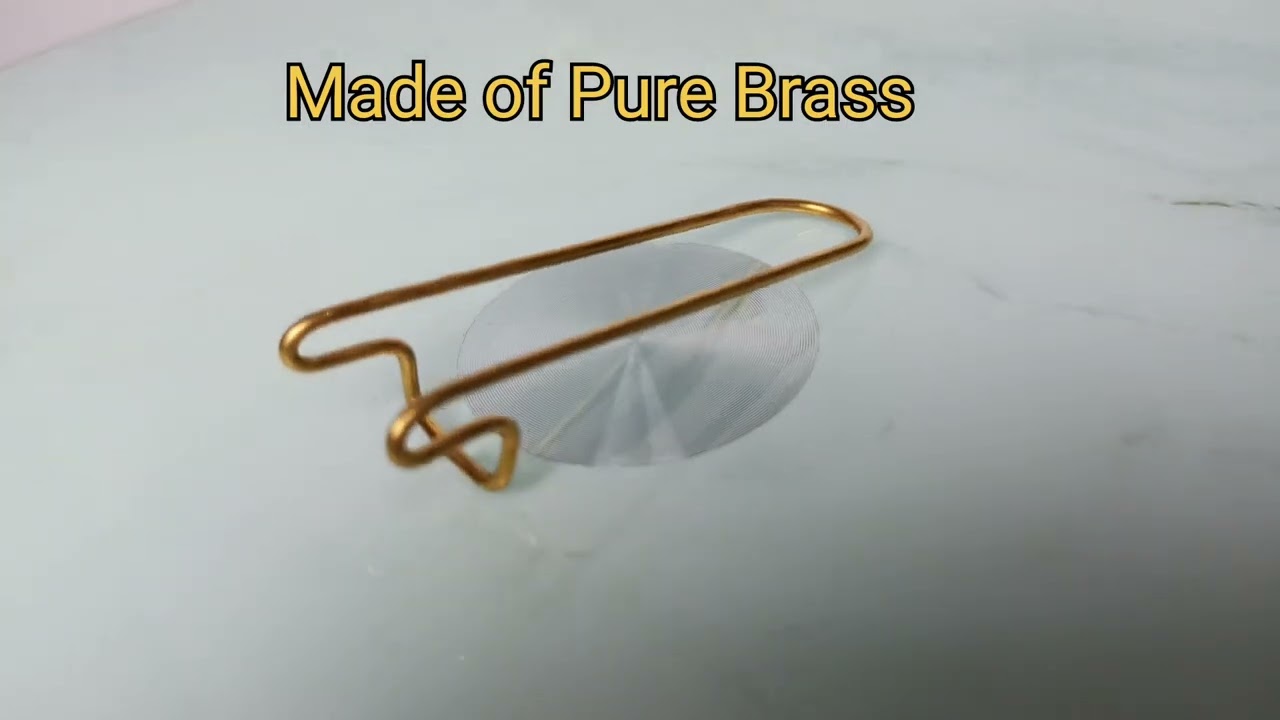 MAYAPURI Brass Tilak Stamp (Vaishnava Tilak Mold) Tika Stamp - YouTube