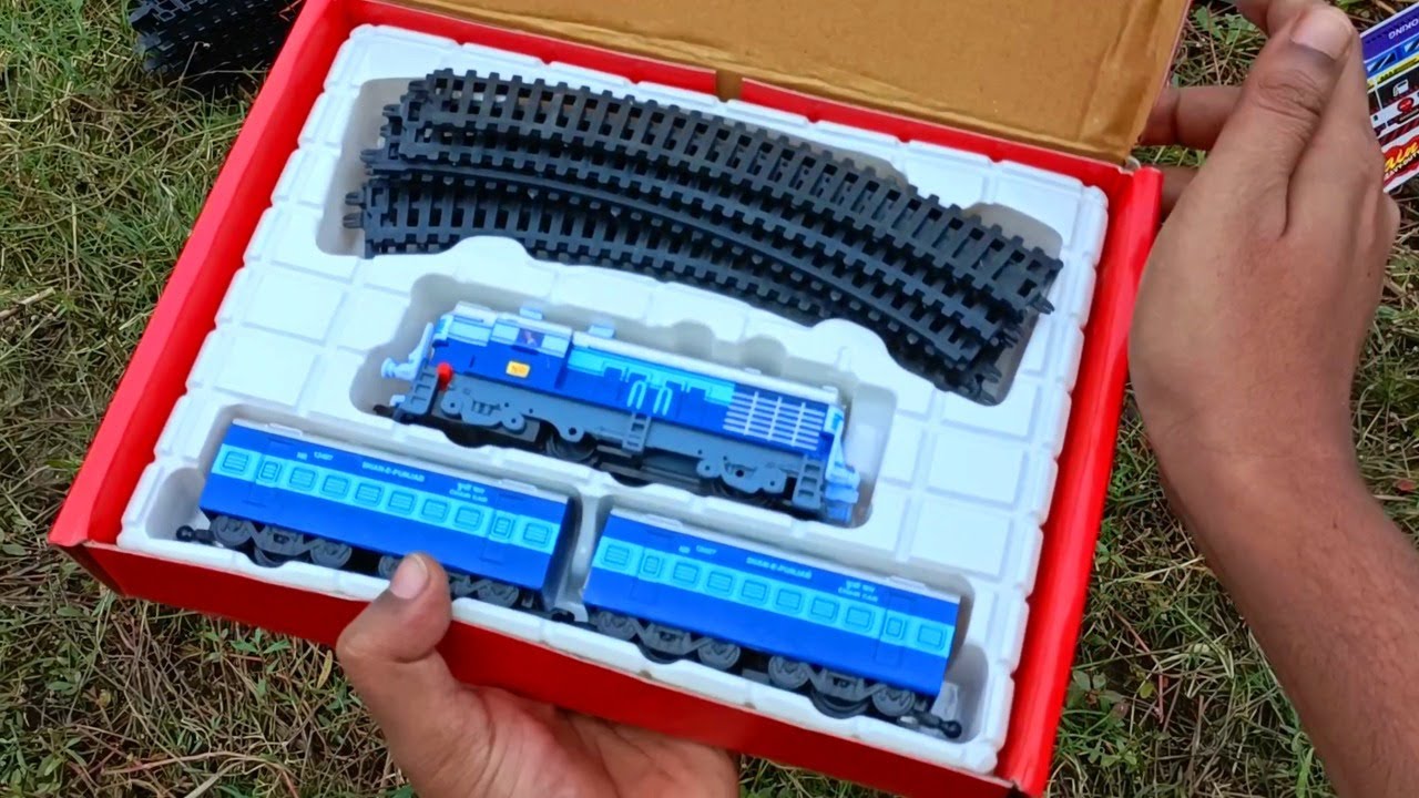 Unboxing 4 brand new toy train, Passenger Train, Goods Train, Steam ...