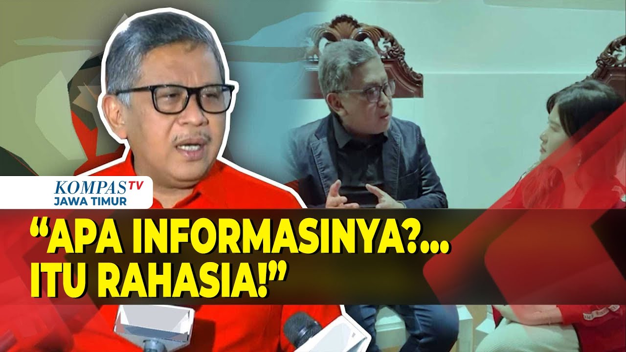 Hasto PDIP Ungkap Ada Informasi Rahasia di Pertemuan dengan Felicia ...