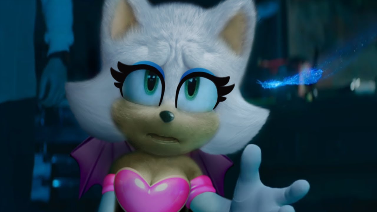 SONIC Movie 2 OLD Design VS NEW Design (SONIC VS ROUGE) 2 - YouTube