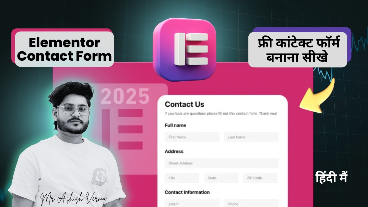 Build Contact us Page | Elementor contact form 2025 [ Elementor form ...