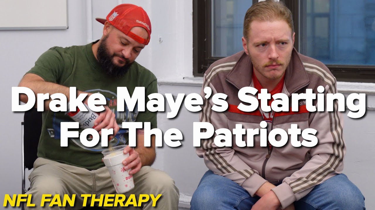 NFL FAN THERAPY: Drake Maye's Starting For The Pats - YouTube