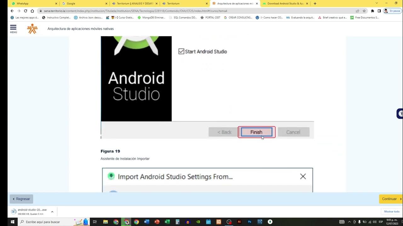 INSTALAR Y CONFIGURAR ANDROID STUDIO FLAMINGO - YouTube