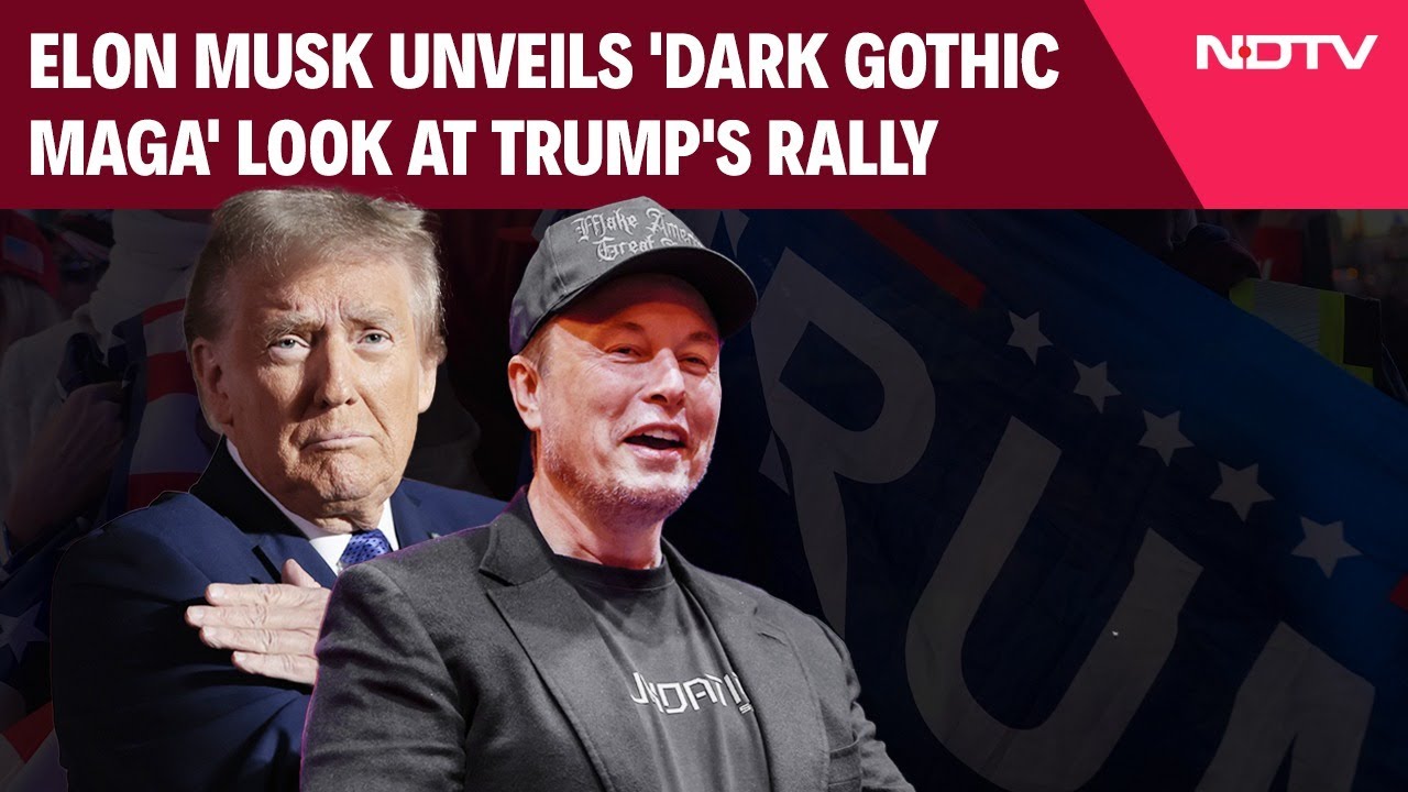 Elon Musk Madison Square Garden | Musk Unveils 'Dark Gothic MAGA' Look ...