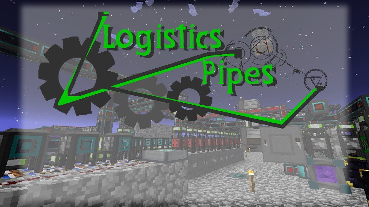 【Minecraft 1.7.10】Logistics Pipes 解説 Part 3【初級編 加工系と加工補佐パイプ】 - YouTube