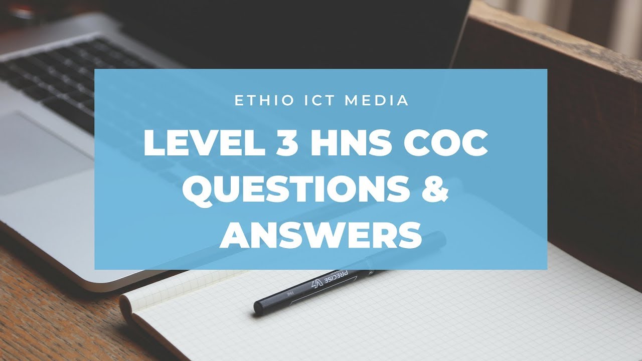 Hardware & Network Service Level 3 COC Questions & Answers Part 3 - YouTube