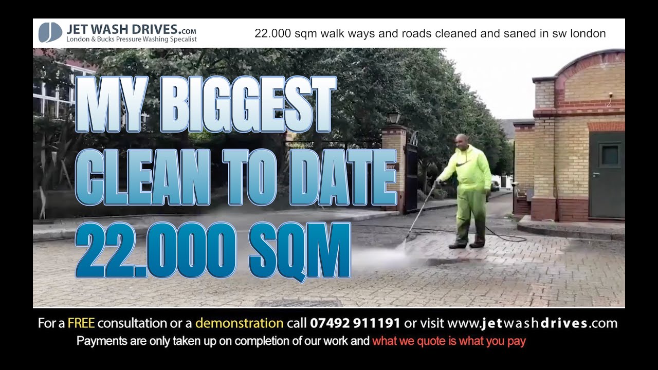 Jet Wash Drives - 22.000 m² pressure cleaning in Barns South West ...