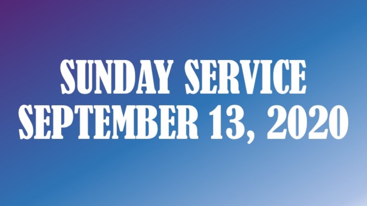 Giving Thanks - September 13, 2020 - YouTube