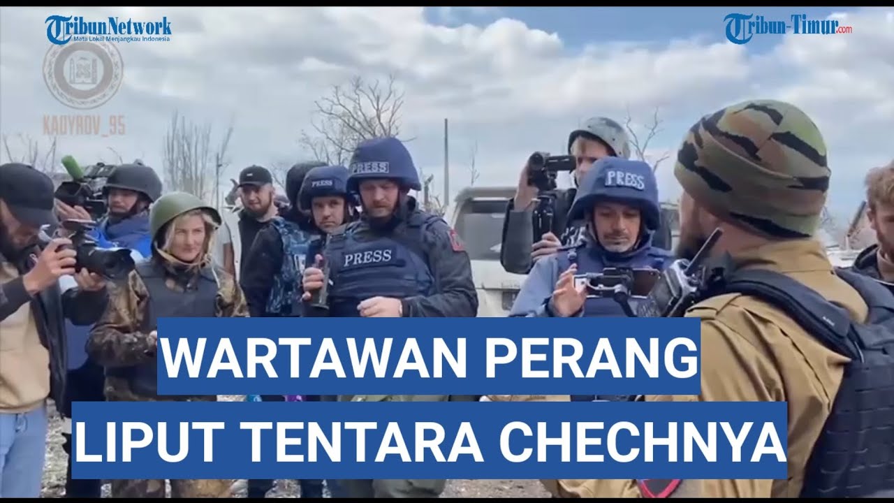 Wartawan Perang Liput Tentara Chechnya di Donbass, Ada dari China, Arab ...