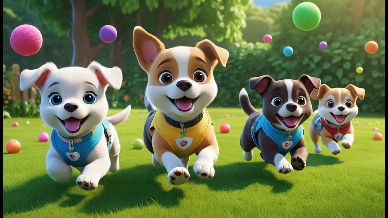 Dog Family Song – Count the Puppies | Fun Counting Song for Kids ...