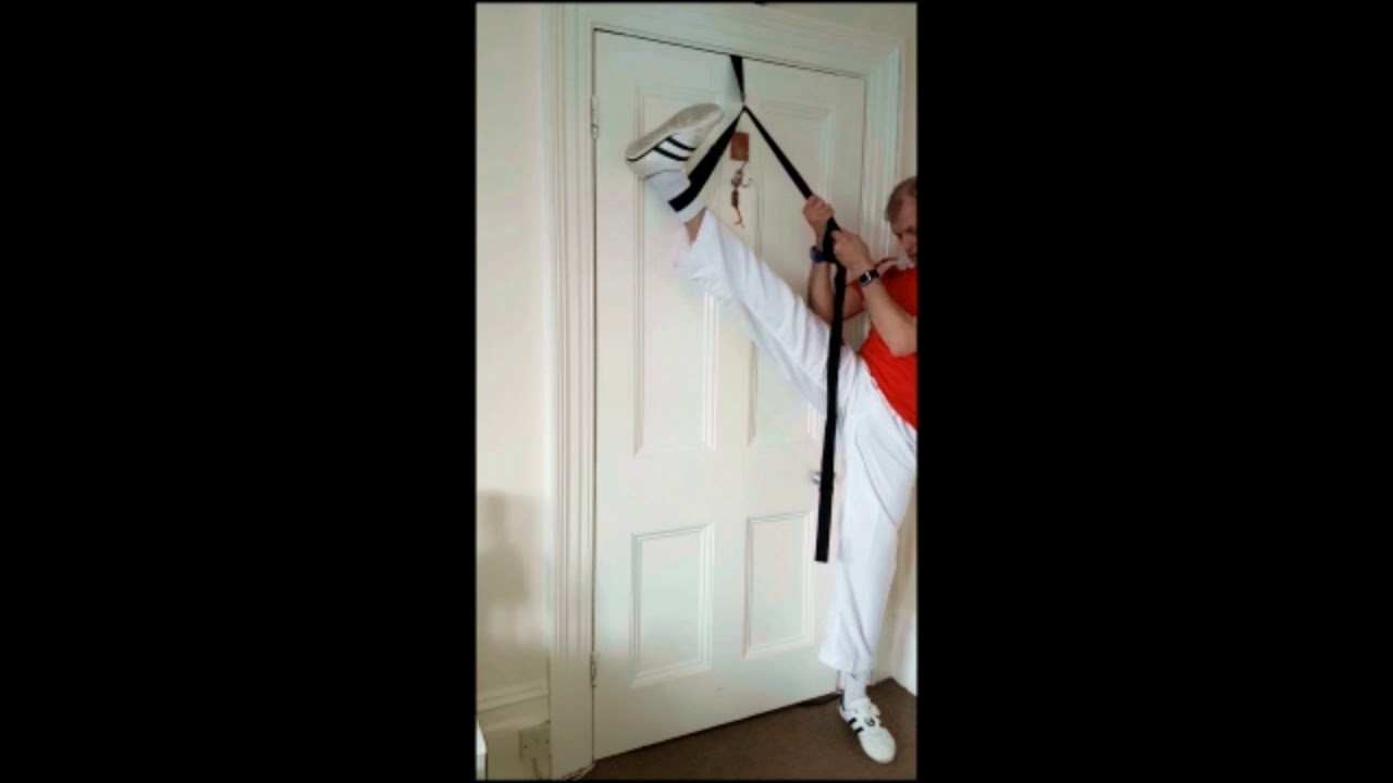 Leg Stretching - Door Flexibility Trainer - YouTube