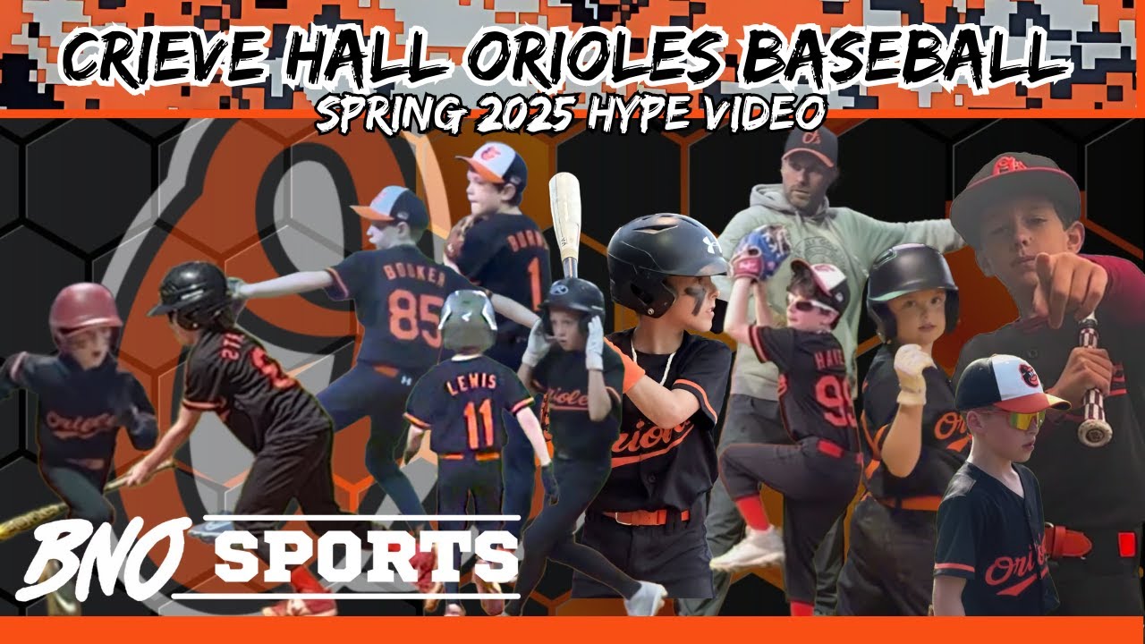 Spring 2025 Crieve Hall 10U Glendale ORIOLES Baseball - YouTube