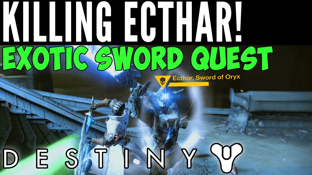 Destiny - How to Find Ecthar "The Sword of Oryx" in The Asylum - YouTube