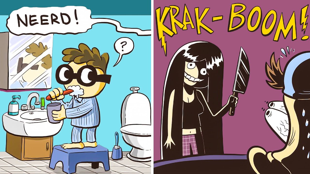 Funny Nerd And Jock NEW Comic Dub #5 | Olga Wants to KILL Jock? | LOL ...