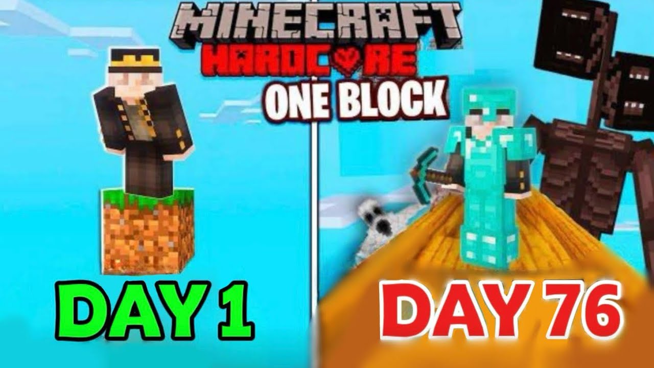 100 Days of Horror on One Block with Minecraft Horror Mods! (scary ...