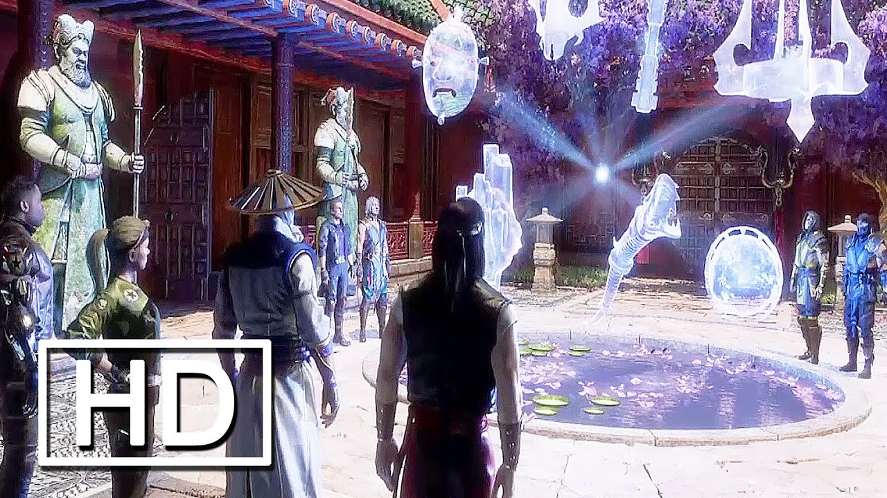 MORTAL KOMBAT (2023) Earthrealm Defenders Assemble CINEMATIC SCENE ...