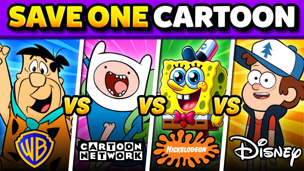 SAVE ONE SONG 🎶 Ultimate Cartoon BATTLE | 4 Studios, 1 Song | Music ...