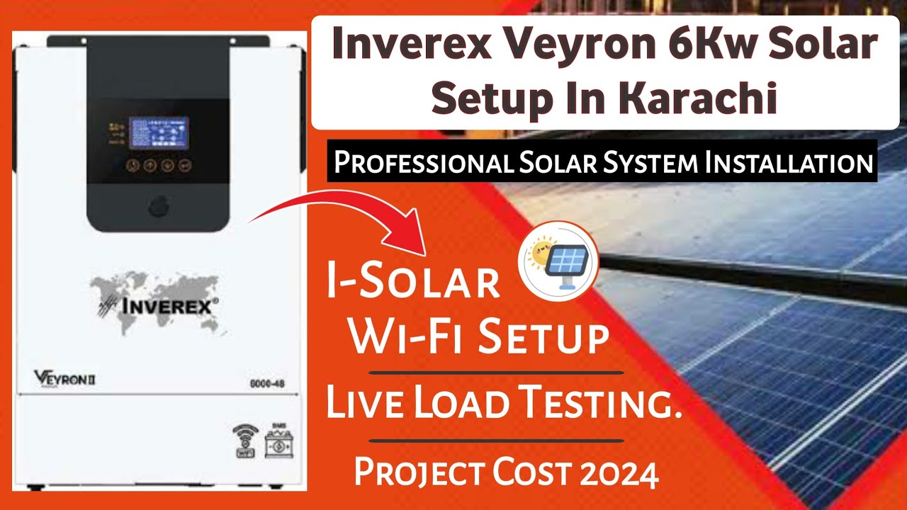 Inverex Veyron 6Kw Hybrid Solar System Cost 2024 | @a2zsolarsolutions ...