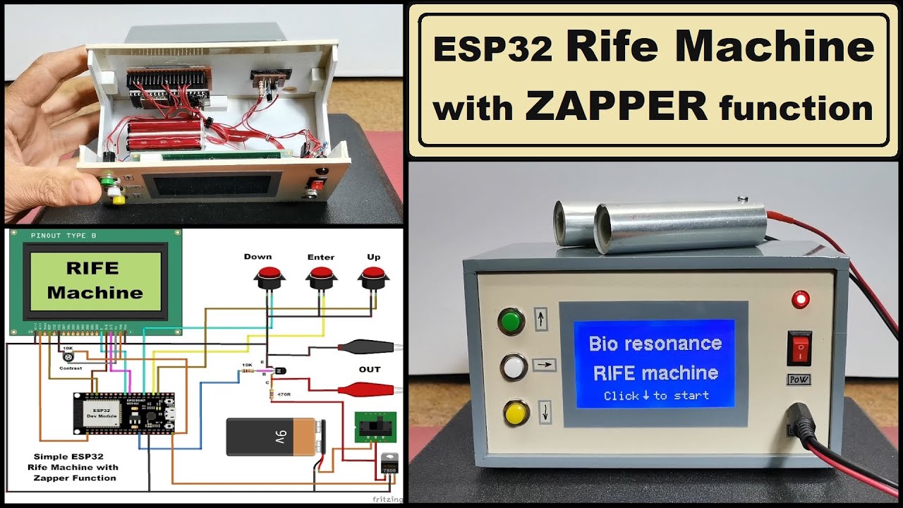 DIY ESP32 Bioresonance Rife Machine with ZAPPER function - YouTube