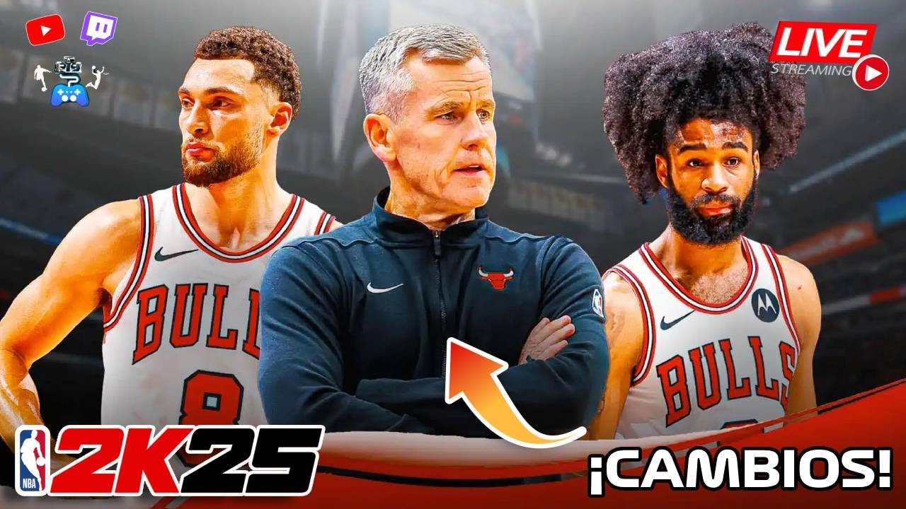🔴¡ HORA DE SACUDIRSE CHICAGO BULLS ! MODO GENERAL MANAGER NBA2K25🔴 ...