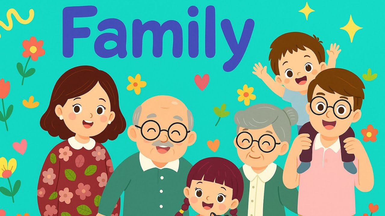 Learn Family Vocabulary with Fun Family Animations! - YouTube
