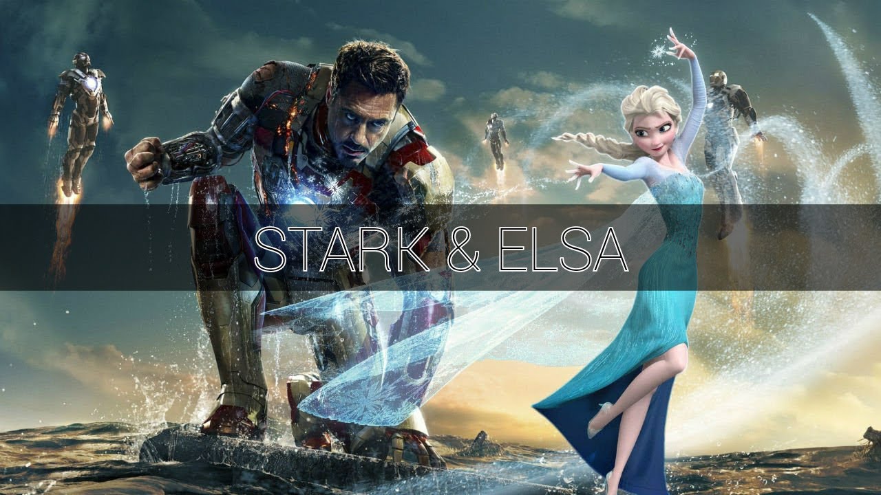 Iron man and frozen Elsa soundtrek 100% - YouTube