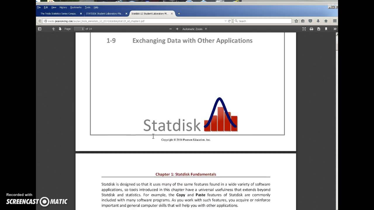Locating Statdisk and Lab Manual - YouTube