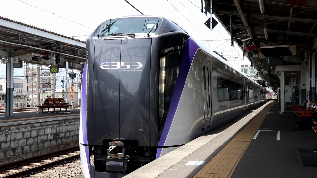 【E353系】特急あずさでデビュー！S111編成 試運転 松本駅発車 / JR東日本 - YouTube