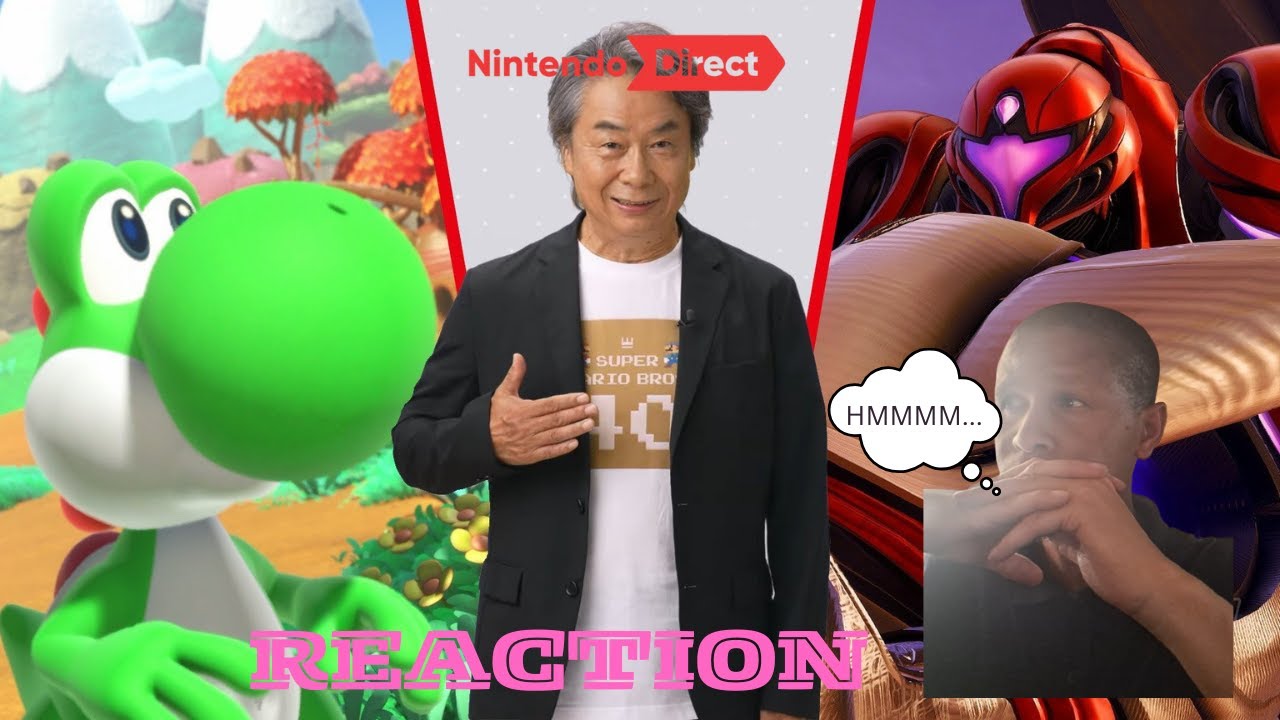 BIG Nintendo Direct Gaming and Announcements | REACTION - YouTube