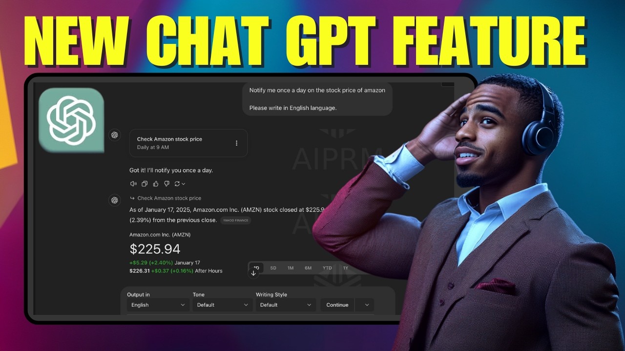 6 AMAZING Use Cases for CHAT GPT's NEW Tasks Feature (Free ChatGPT ...